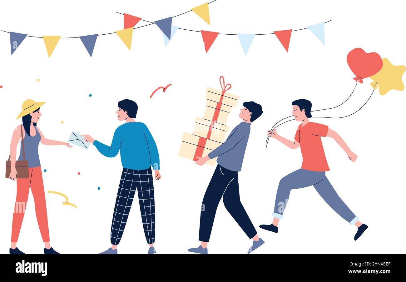 Cartoon group hi-res stock photography and images - Alamy