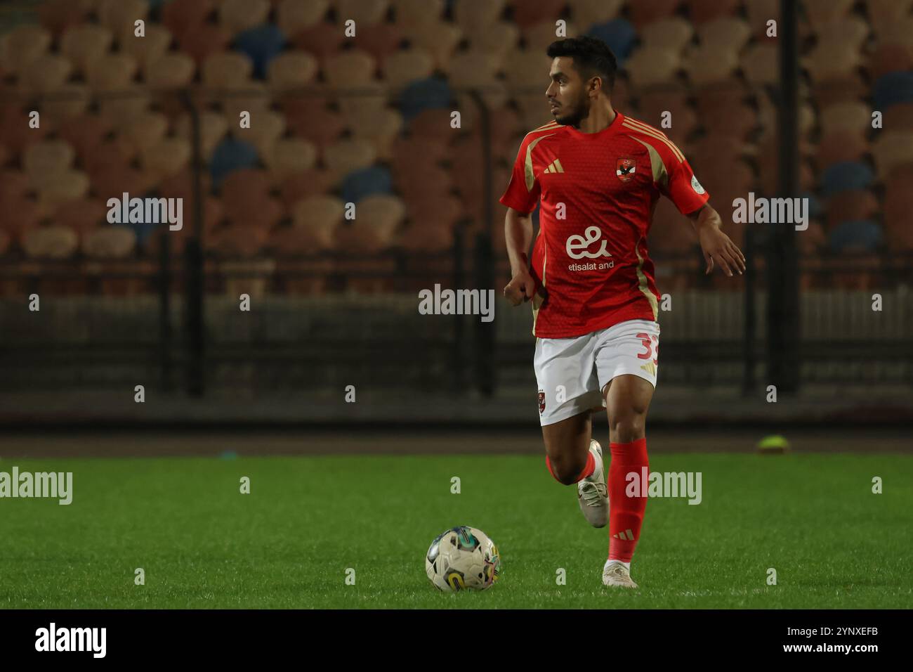 EGYPT, CAIRO, 26 NOVEMBER 2024 : Karim El Debes of Al Ahly SC during ...