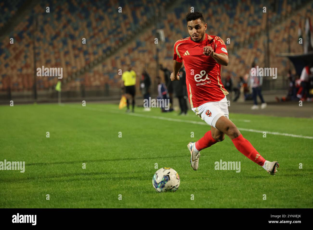 EGYPT, CAIRO, 26 NOVEMBER 2024 : Karim El Debes of Al Ahly SC during the CAF Champions League ...