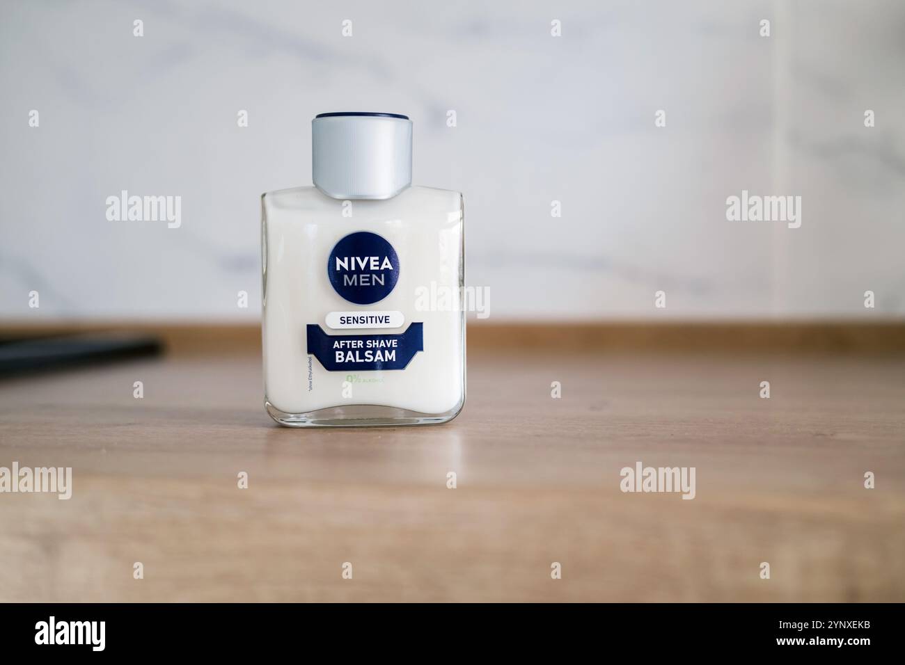 Minsk, Belarus, November 27, 2024 - Glass Container of Nivea Sensitive ...