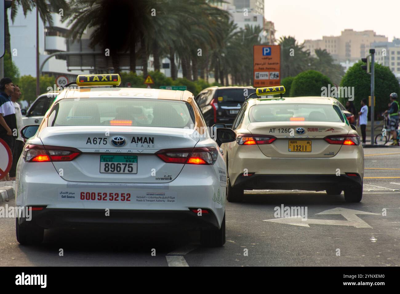 Traffic jam in Dubai City, United Arab Emirates Stock Photo - Alamy