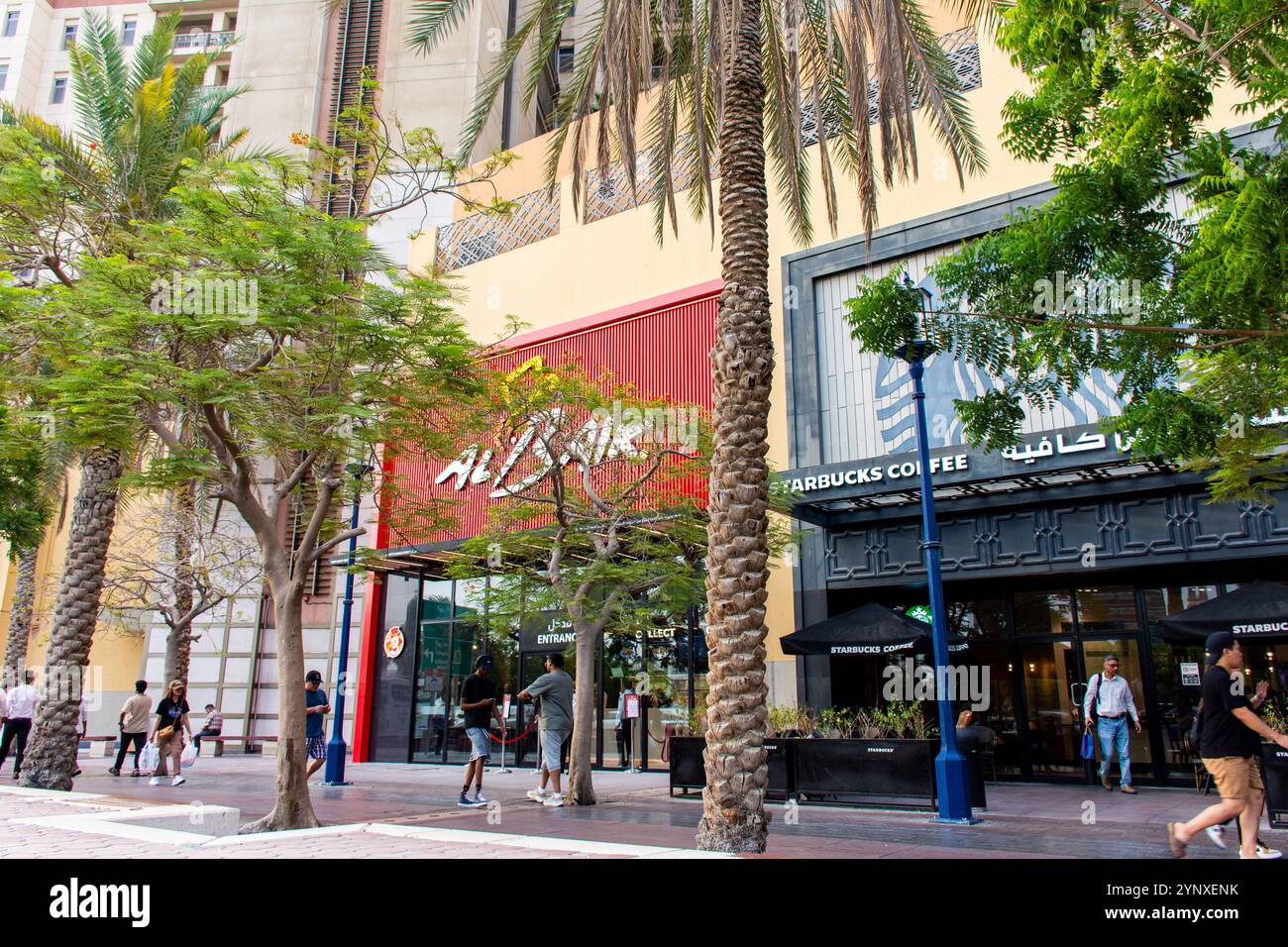 A new Albaik Saudi fast food restaurant branch in Al Ghurair Centre in ...