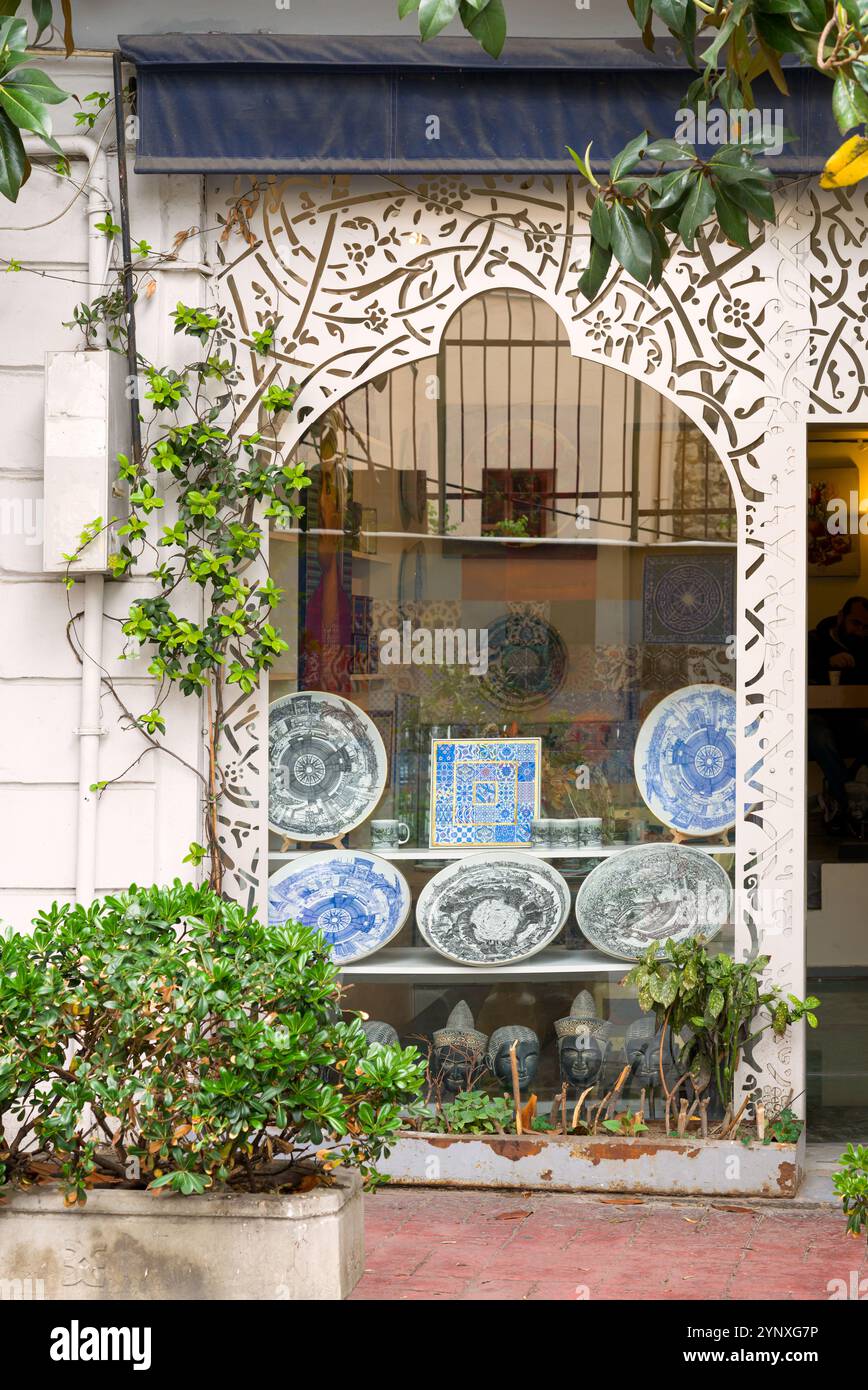 Quaint pottery storefront in Istanbul, Turkey on May 28, 2024 Stock ...