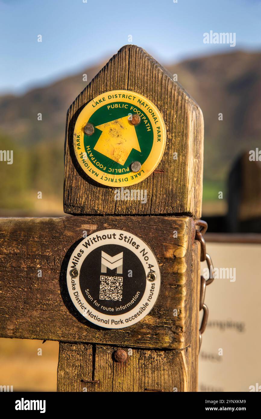 UK, England, Cumbria, Little Langdale, National Park and Miles without ...