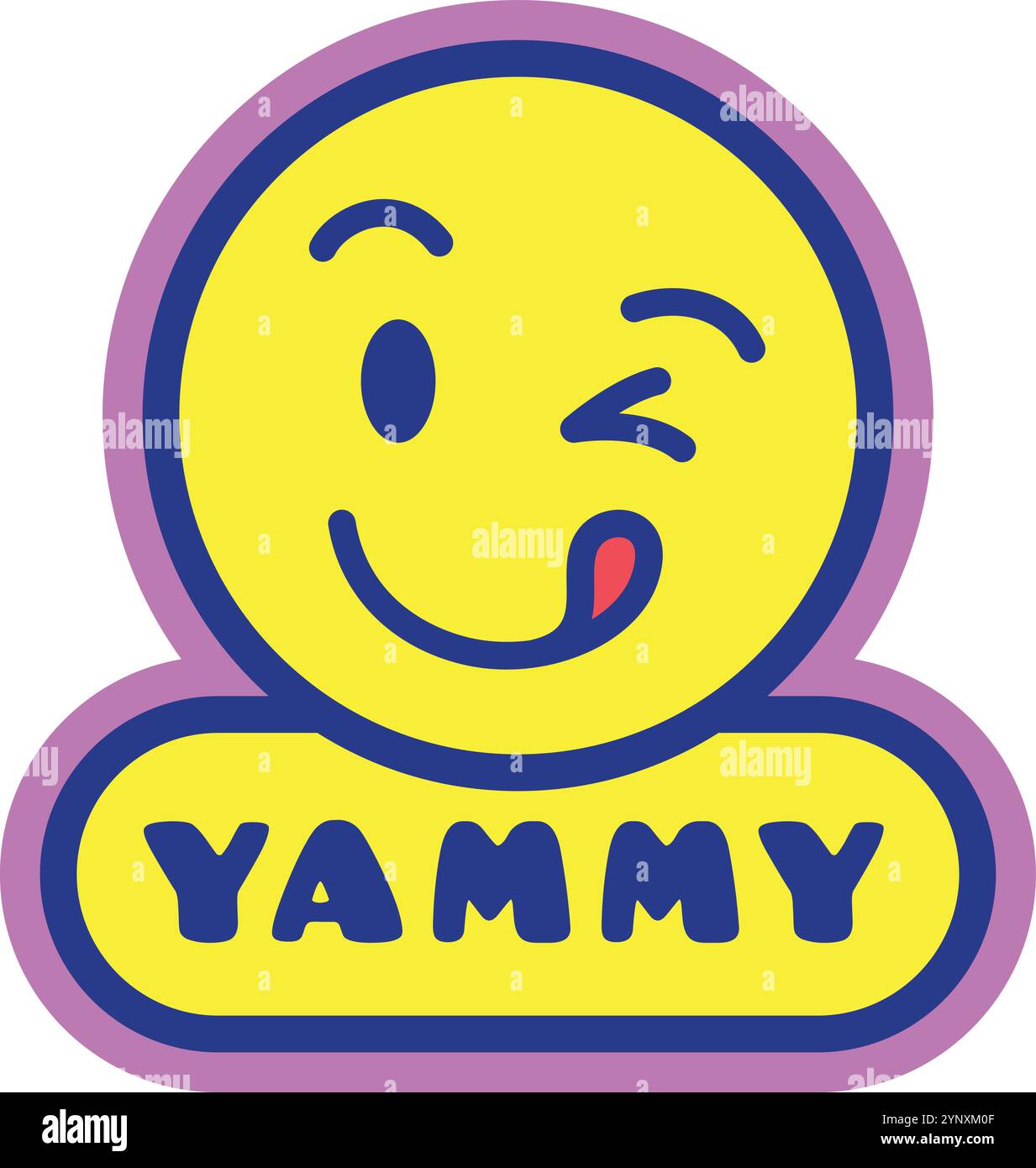 Yummy written Stock Vector Images - Alamy