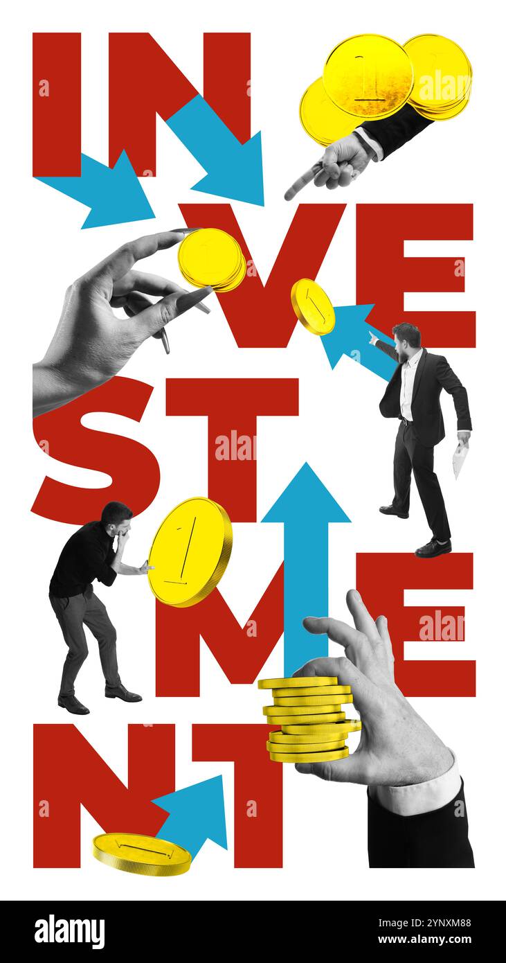 Investment process project Cut Out Stock Images & Pictures - Alamy