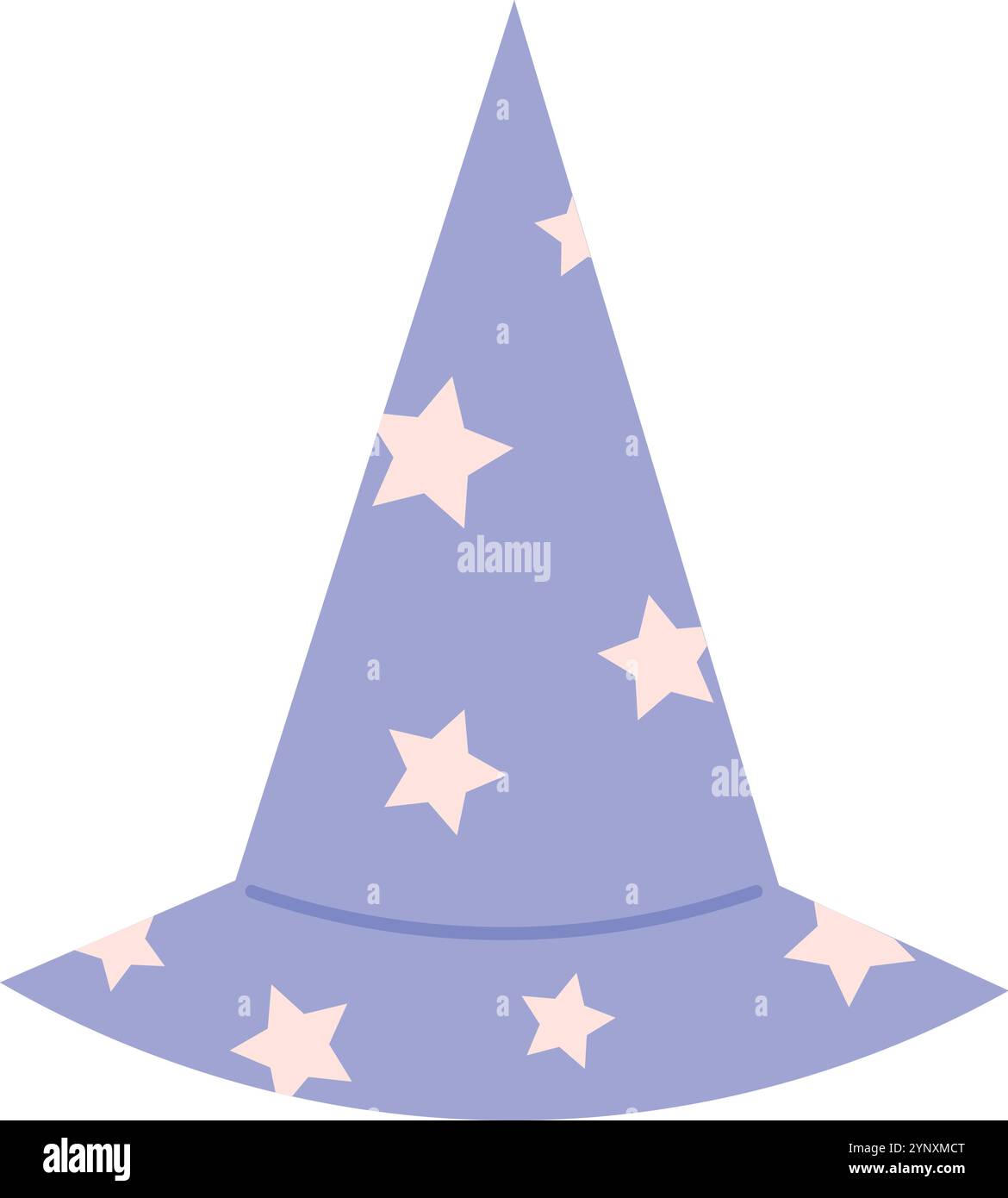 A purple wizard hat with stars on it Stock Vector Image & Art - Alamy