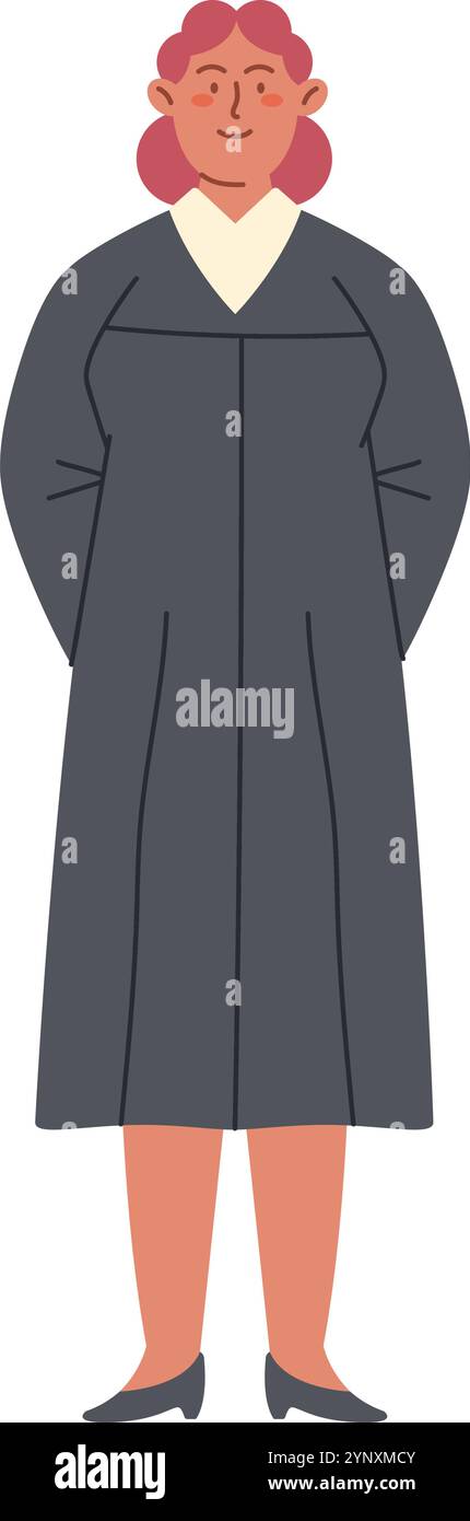 Judge robe Stock Vector Images - Alamy