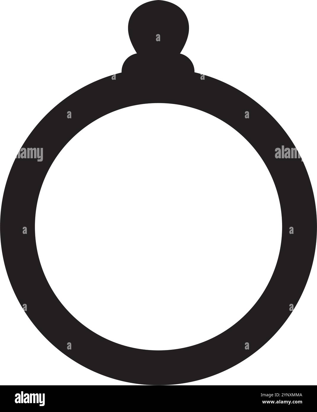wedding ring on white background Stock Vector Image & Art - Alamy