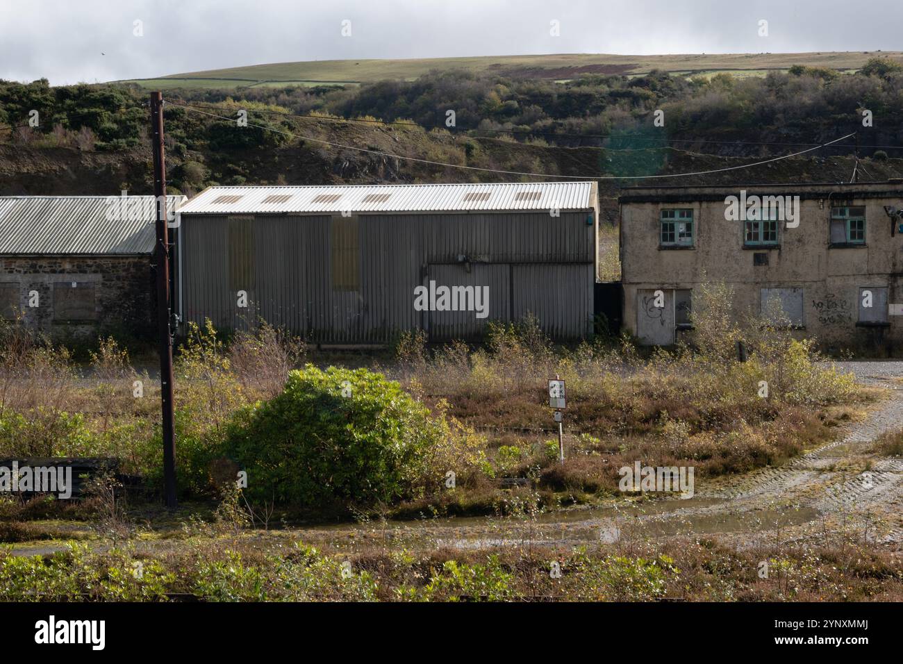 The disused Meldon Quarry, Devon, England Stock Photo - Alamy