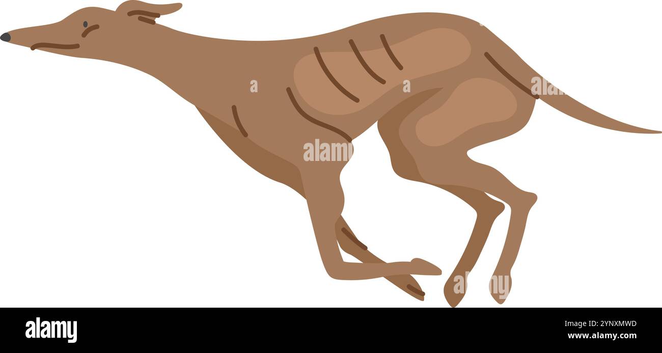 running greyhound dog icon Stock Vector Image & Art - Alamy