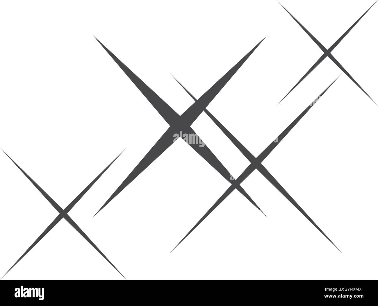 A black and white image of a series of intersecting lines Stock Vector ...