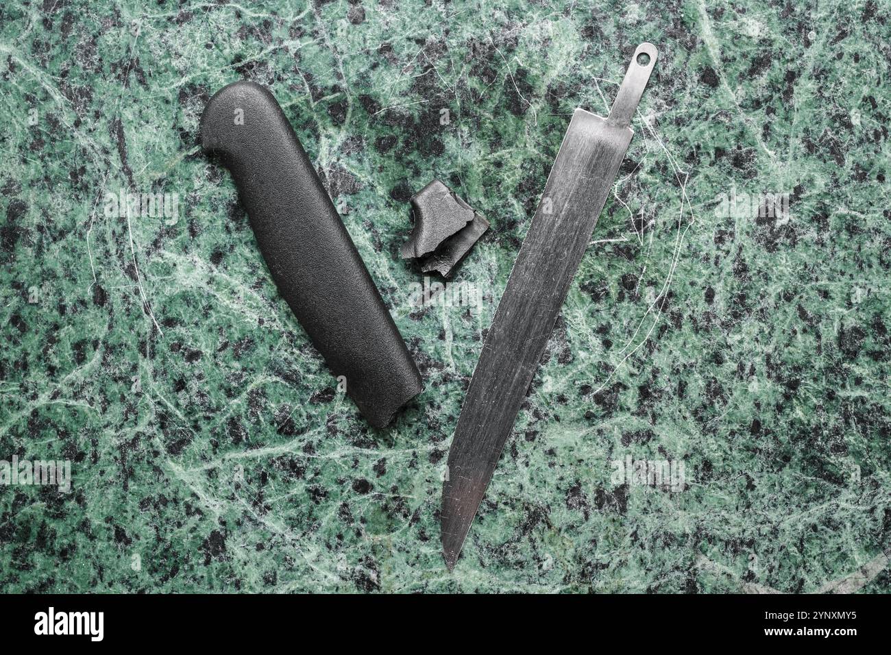 Kitchen knife damaged blade on hi-res stock photography and images - Alamy