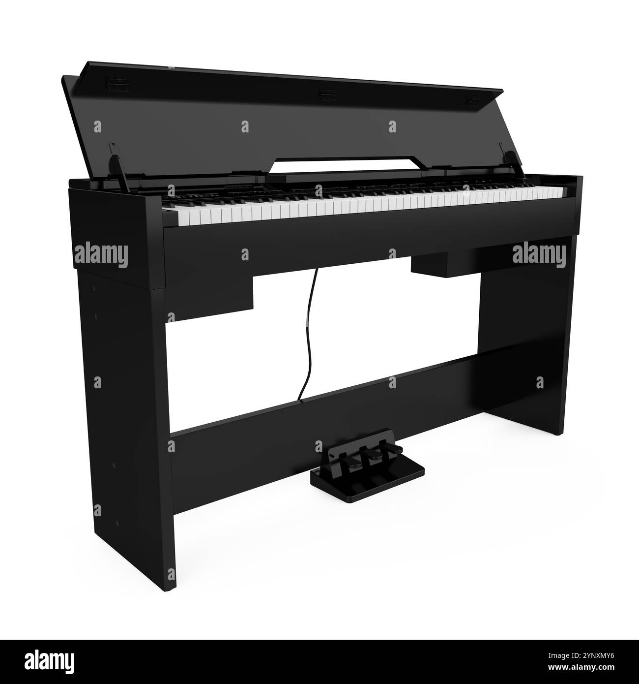 Piano Keyboard Isolated Stock Photo - Alamy