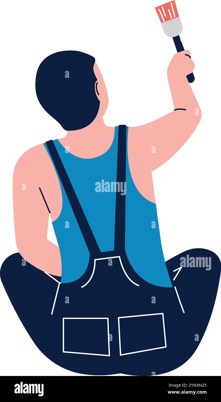 Male figure in yoga Stock Vector Images - Alamy