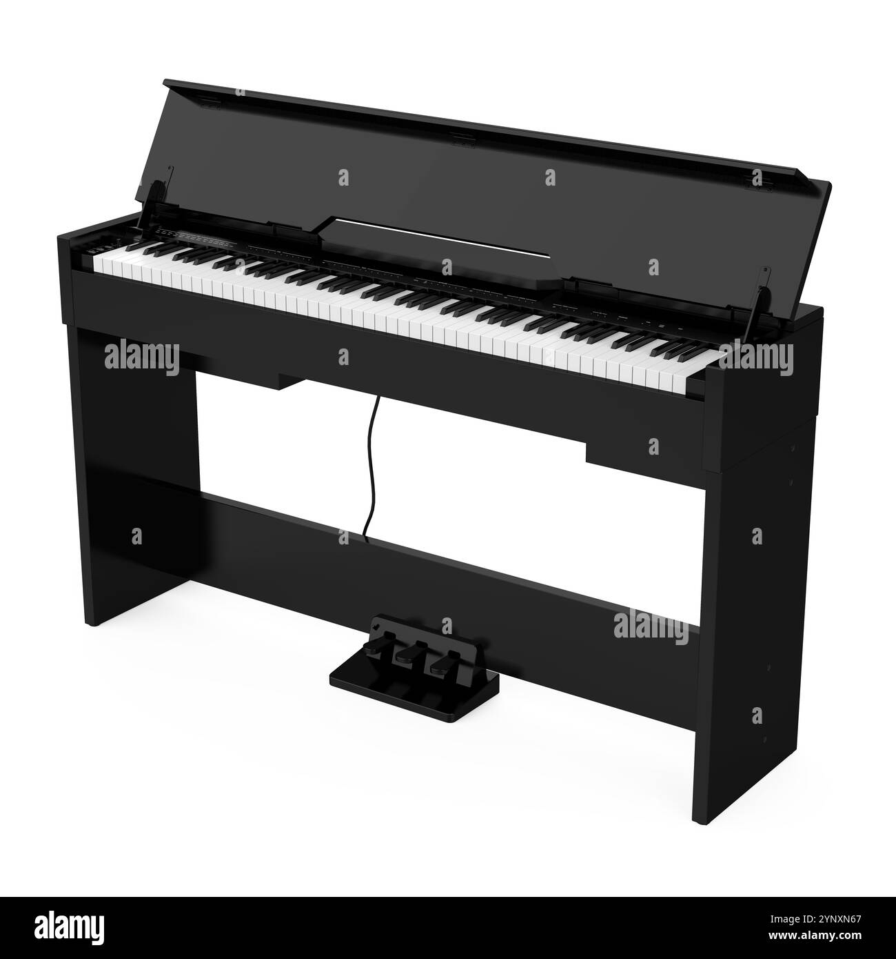 Piano Keyboard Isolated Stock Photo - Alamy