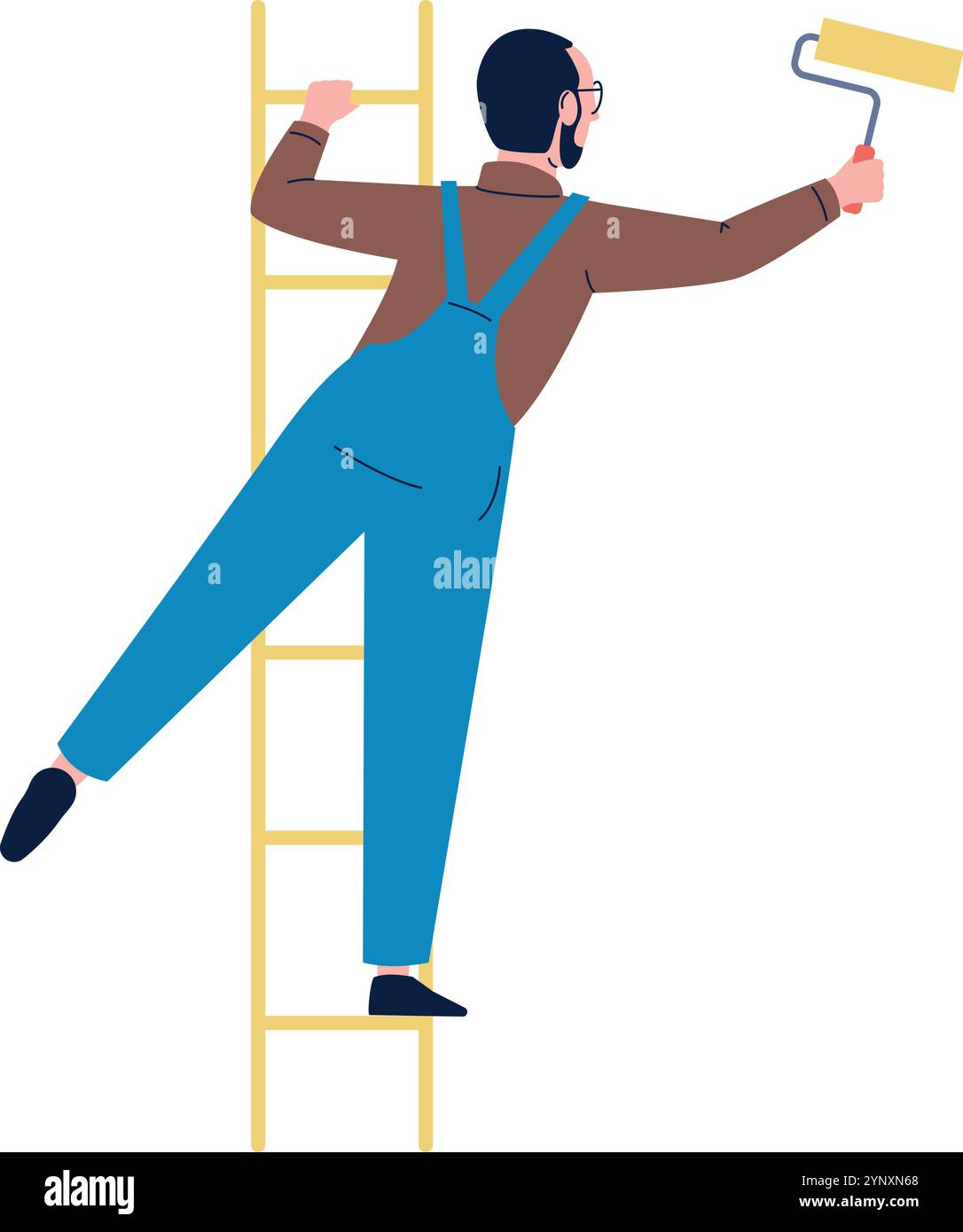 A blue wall Cut Out Stock Images & Pictures - Alamy