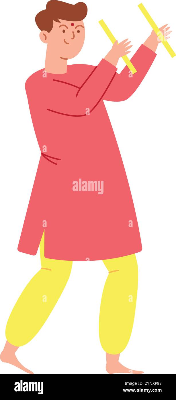 Male dancer in traditional Stock Vector Images - Alamy