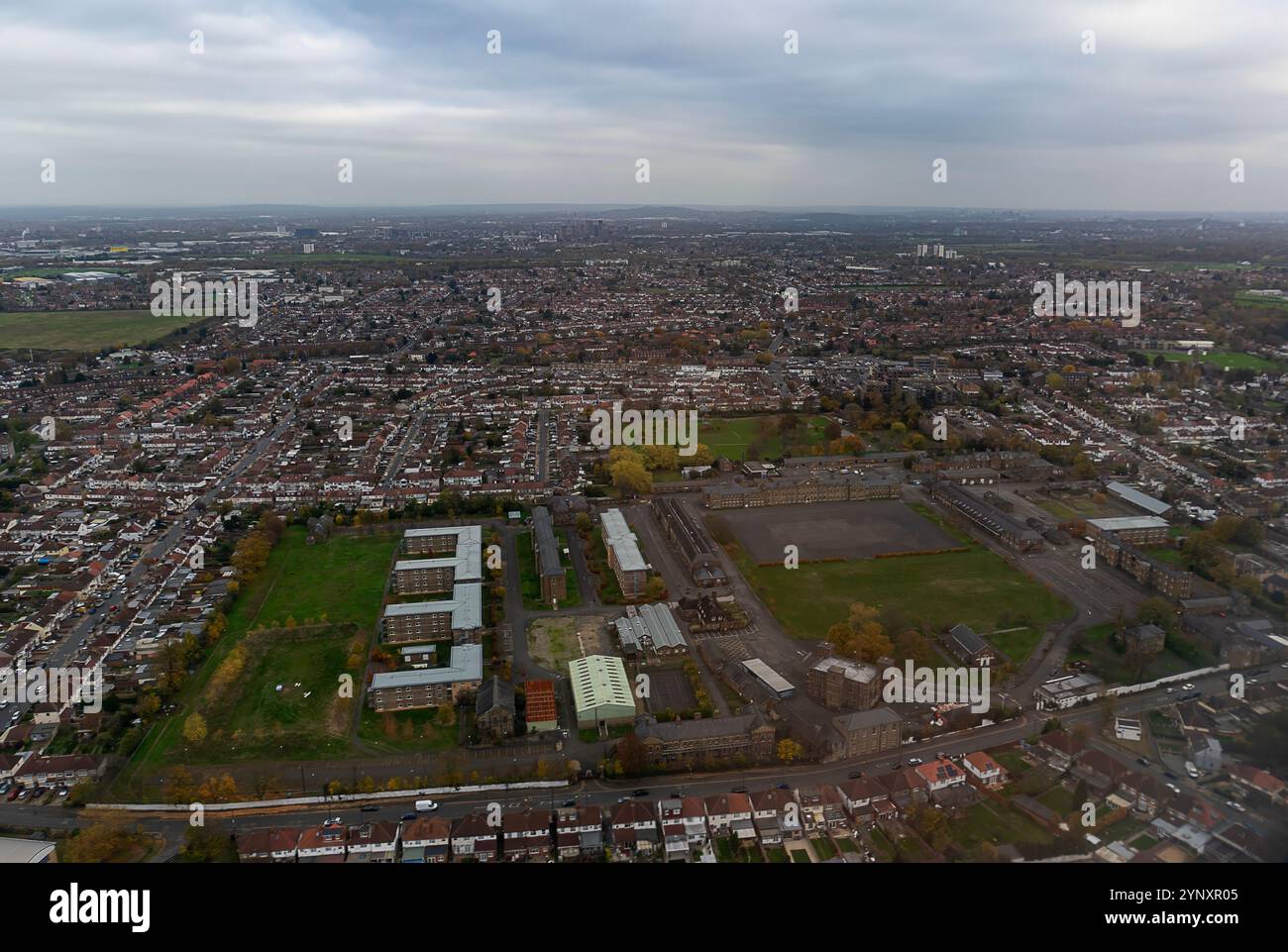 Aerial view of hounslow in west london hi-res stock photography and ...