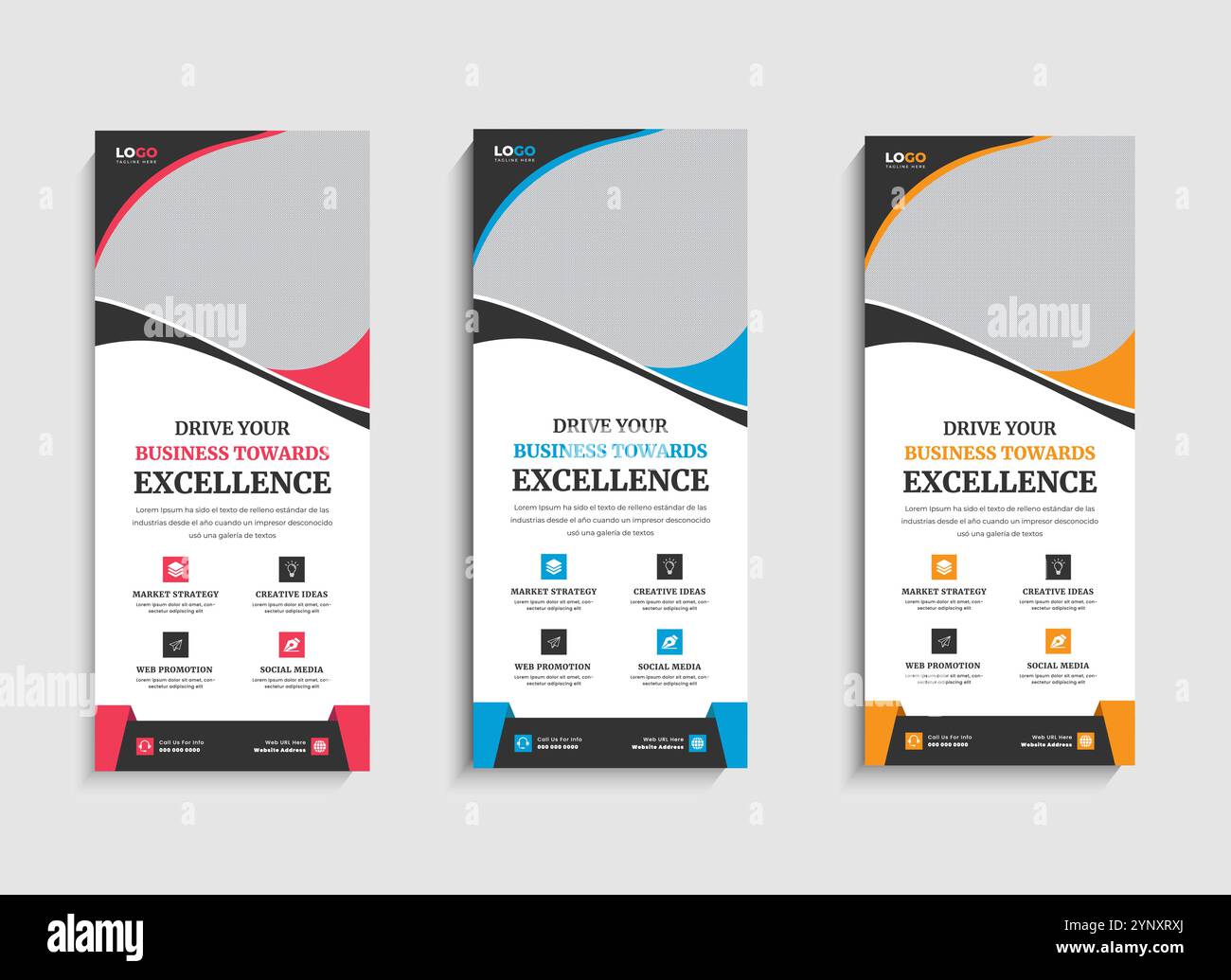 Digital Marketing Agency business roll up banner or standee design ...