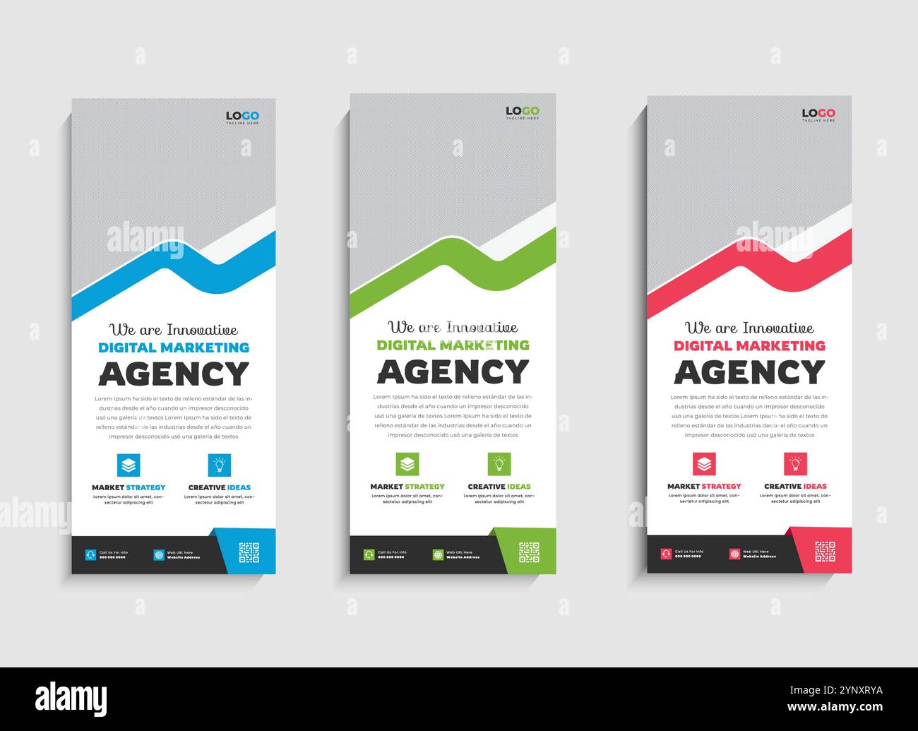 Digital Marketing Agency business roll up banner or standee design ...