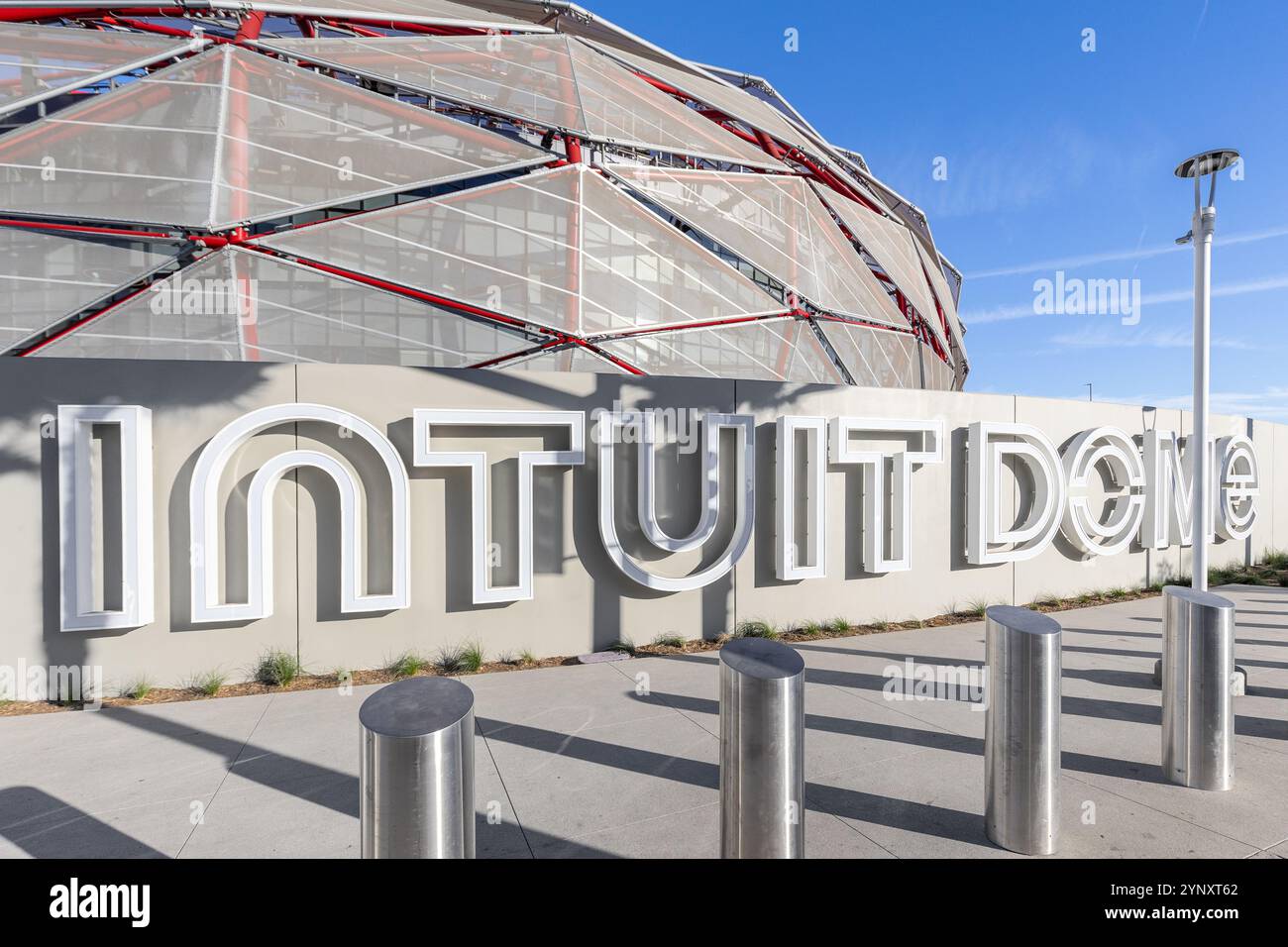 The Intuit Dome is an indoor arena hosting sports, concerts, and events ...