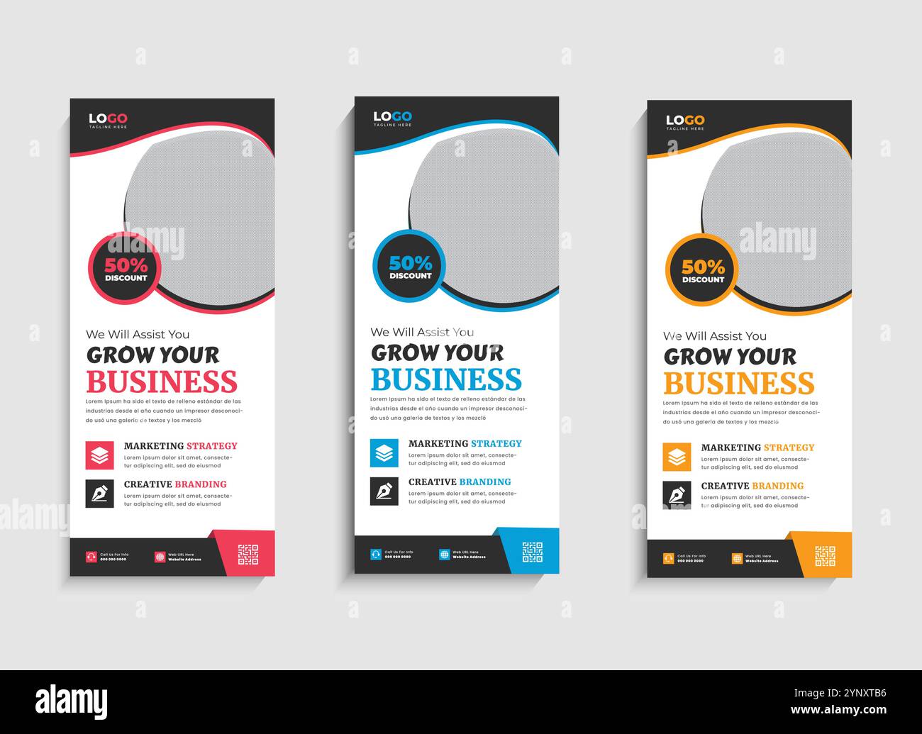 Digital Marketing Agency business roll up banner or standee design ...