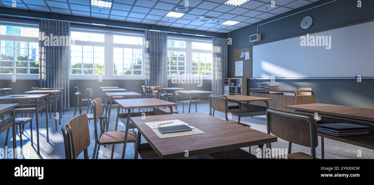 Windows college classroom hi-res stock photography and images - Alamy