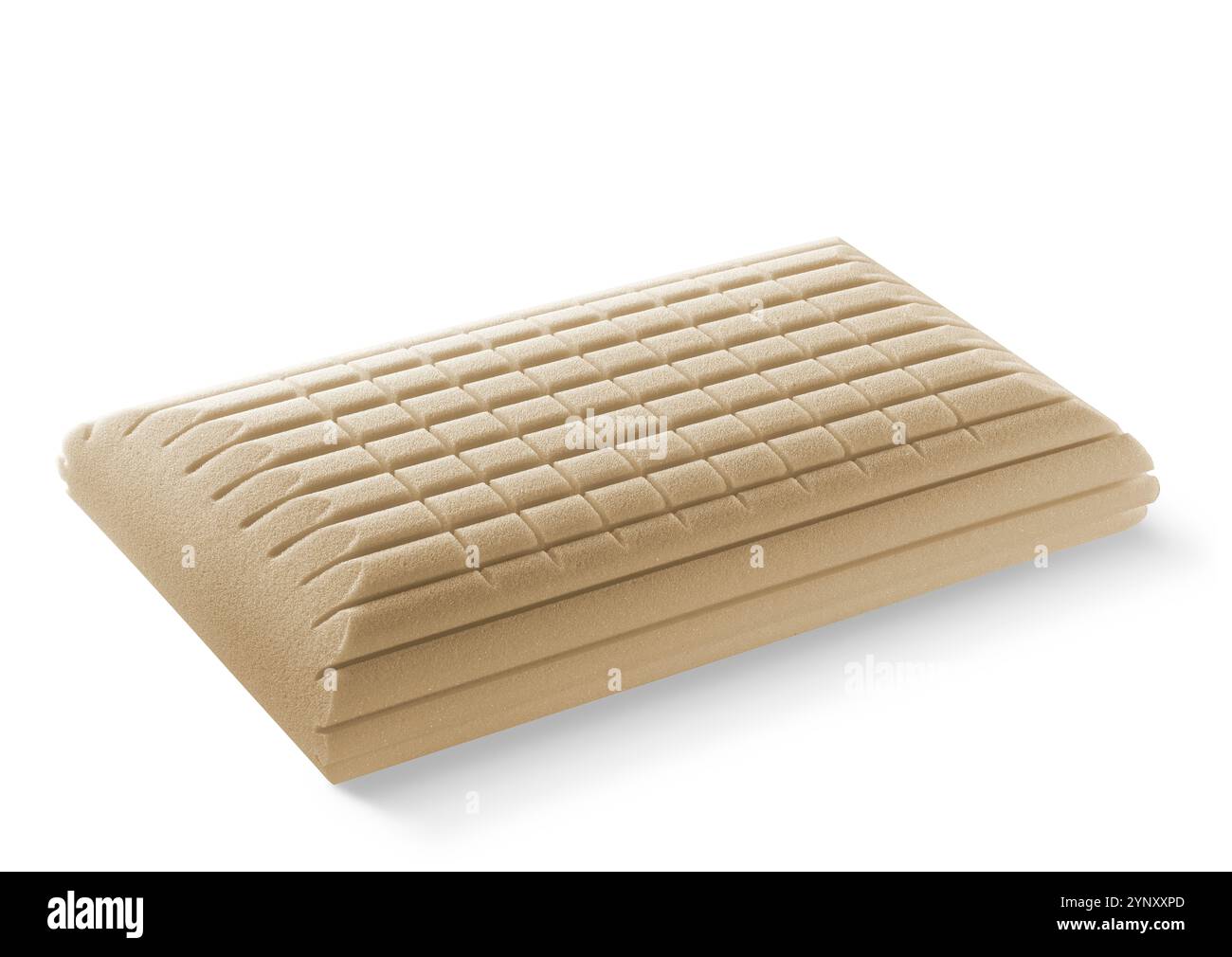 Still life of a latex pillow, on a white background Stock Photo - Alamy