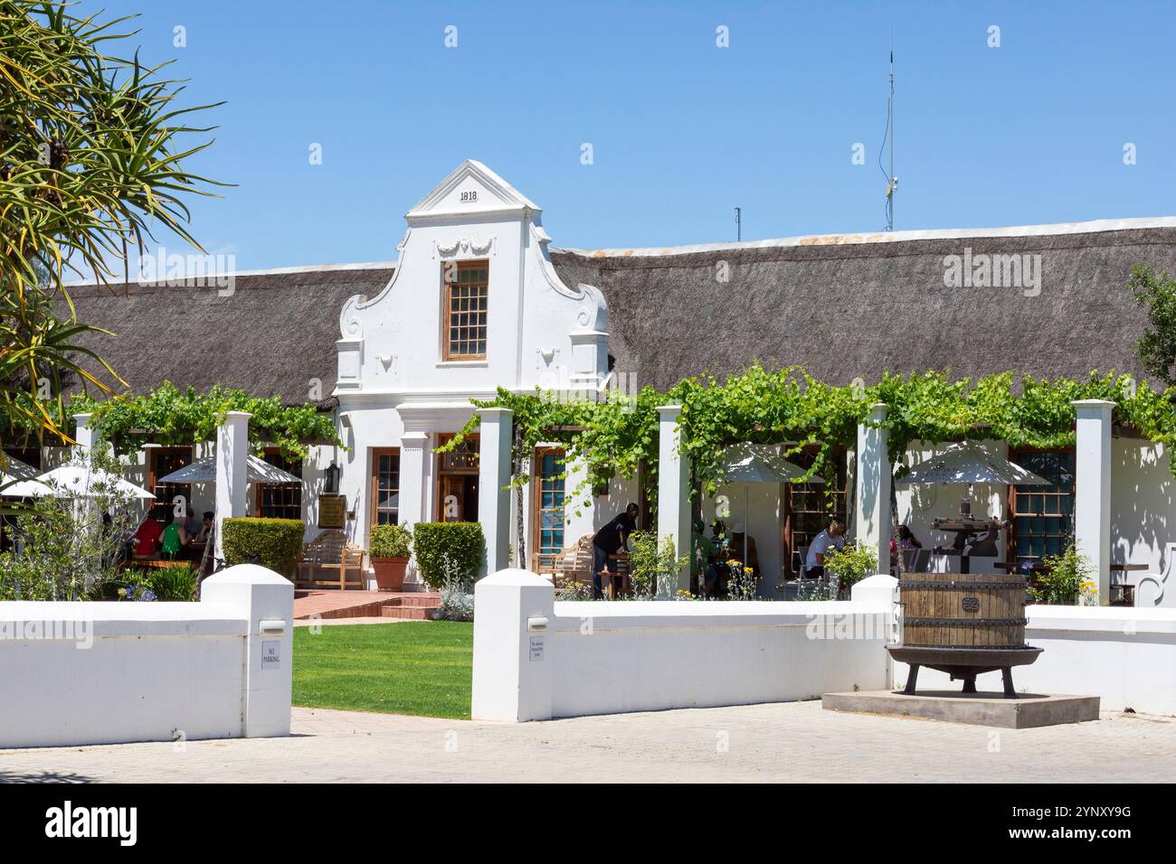 Historic 1818 homestead on Bon Courage Wine Estate, Breede River Valley ...