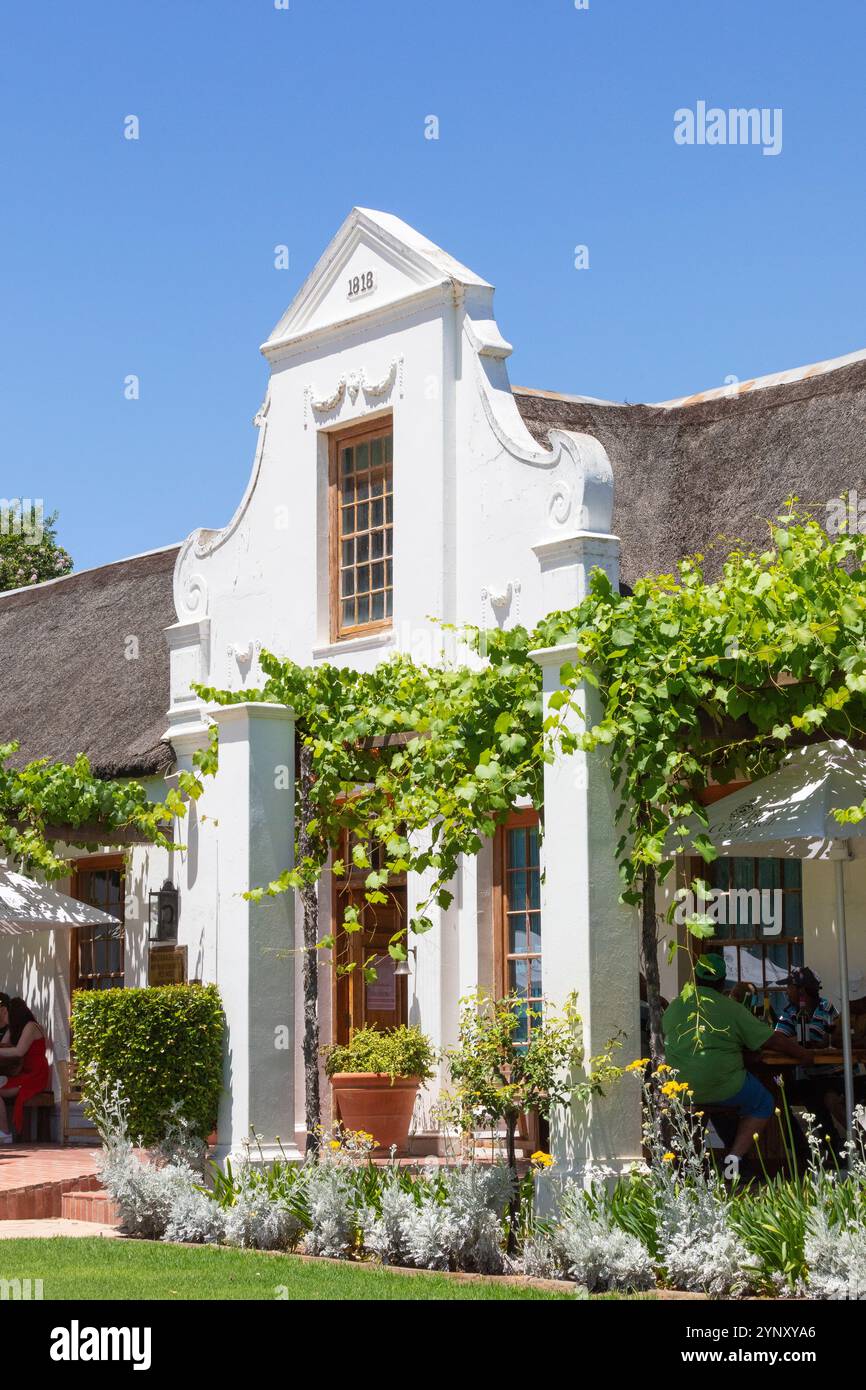 Historic 1818 homestead on Bon Courage Wine Estate, Breede River Valley ...