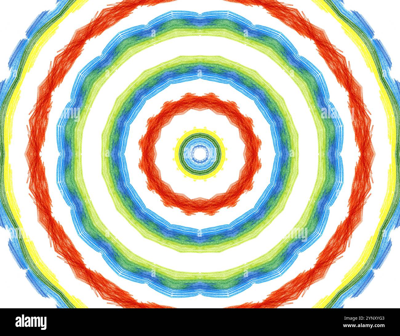 Color pencil drawing circular hi-res stock photography and images - Alamy