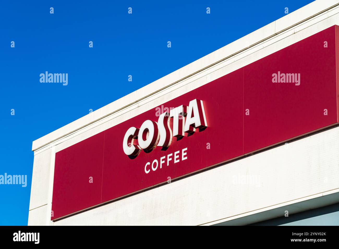 Tamworth, UK – November 26 2024: External signage of British ...