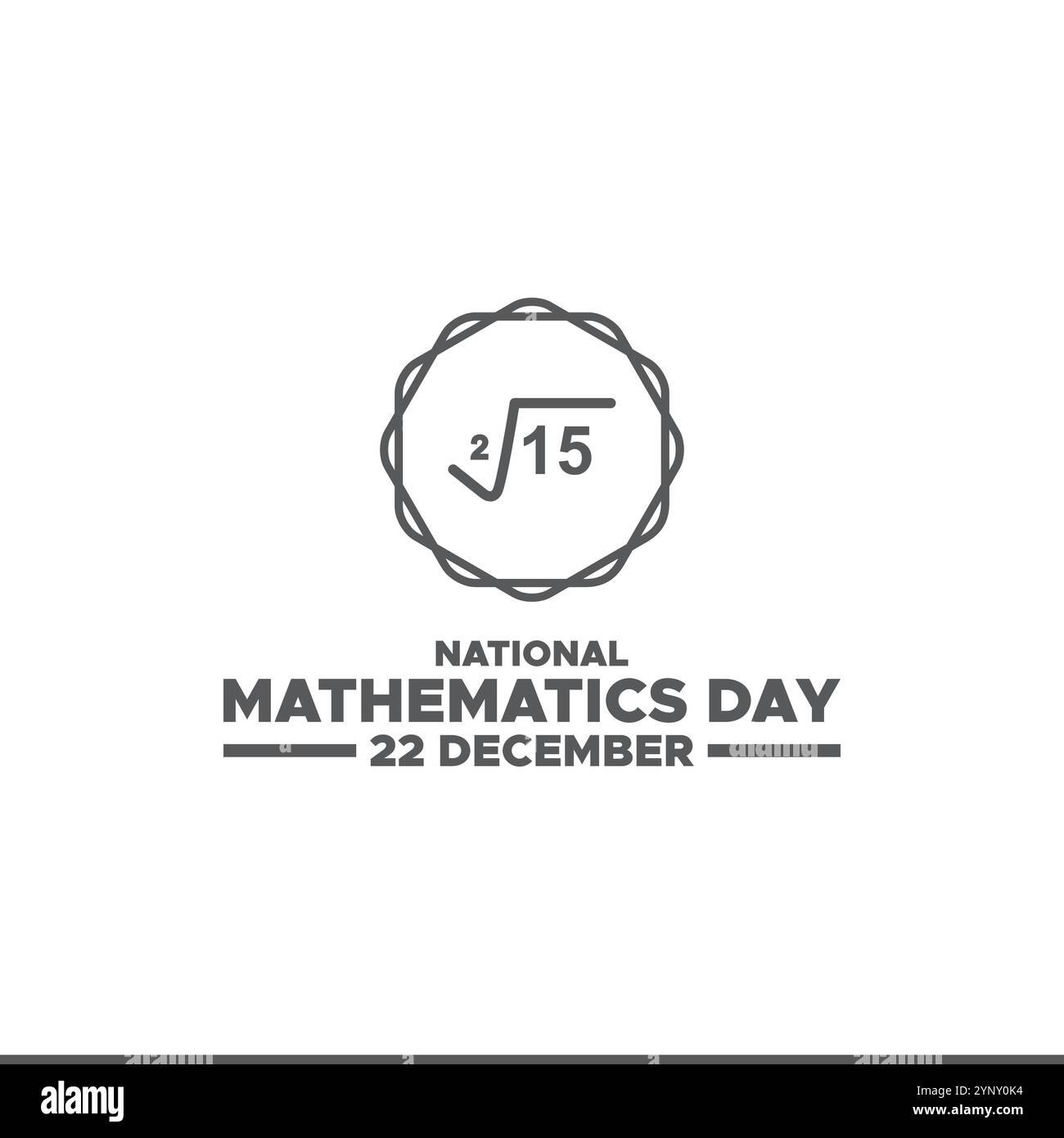 National Mathematics Day.International Day of Mathematics, vector ...