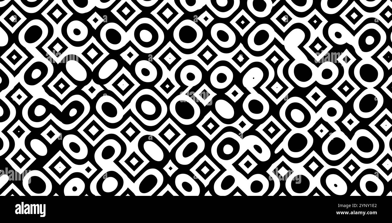 Abstract Modern Minimal Black And White Monochrome Geometry Large