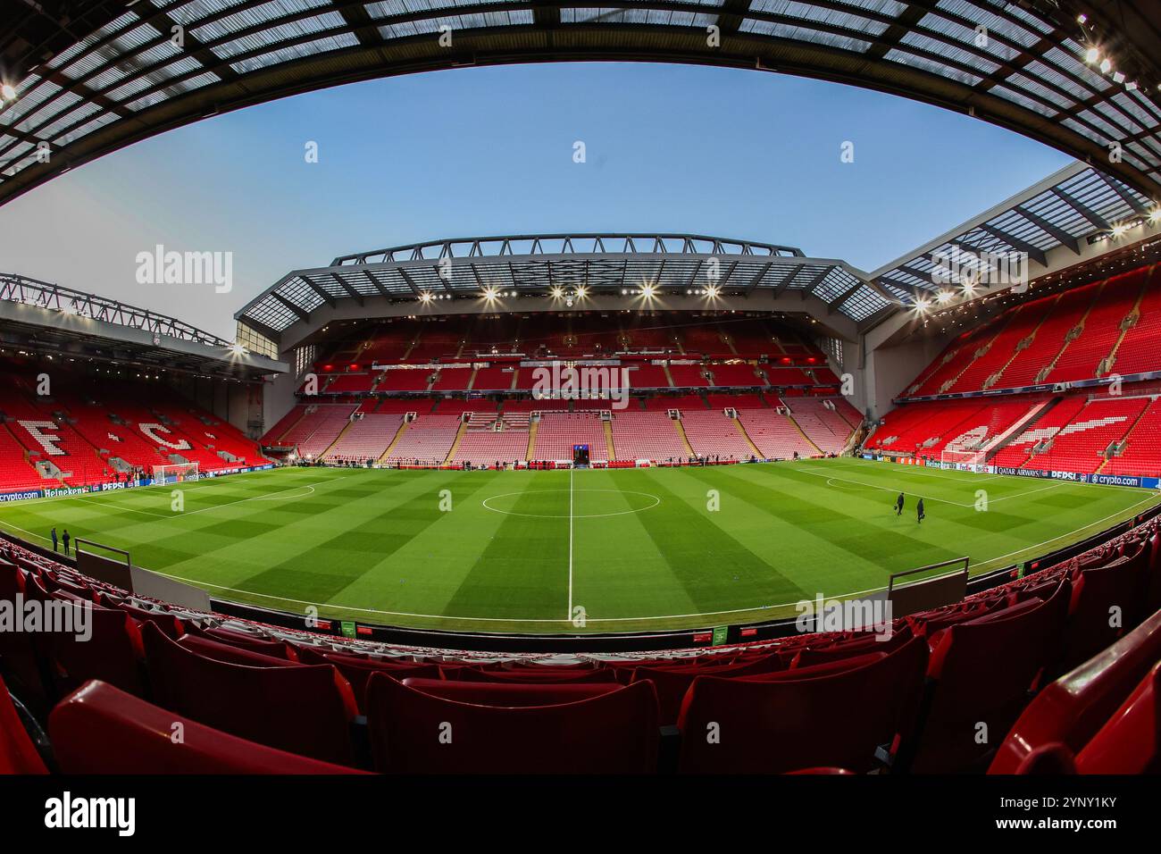 A general view of Anfield prior to the UEFA Champions League, League ...