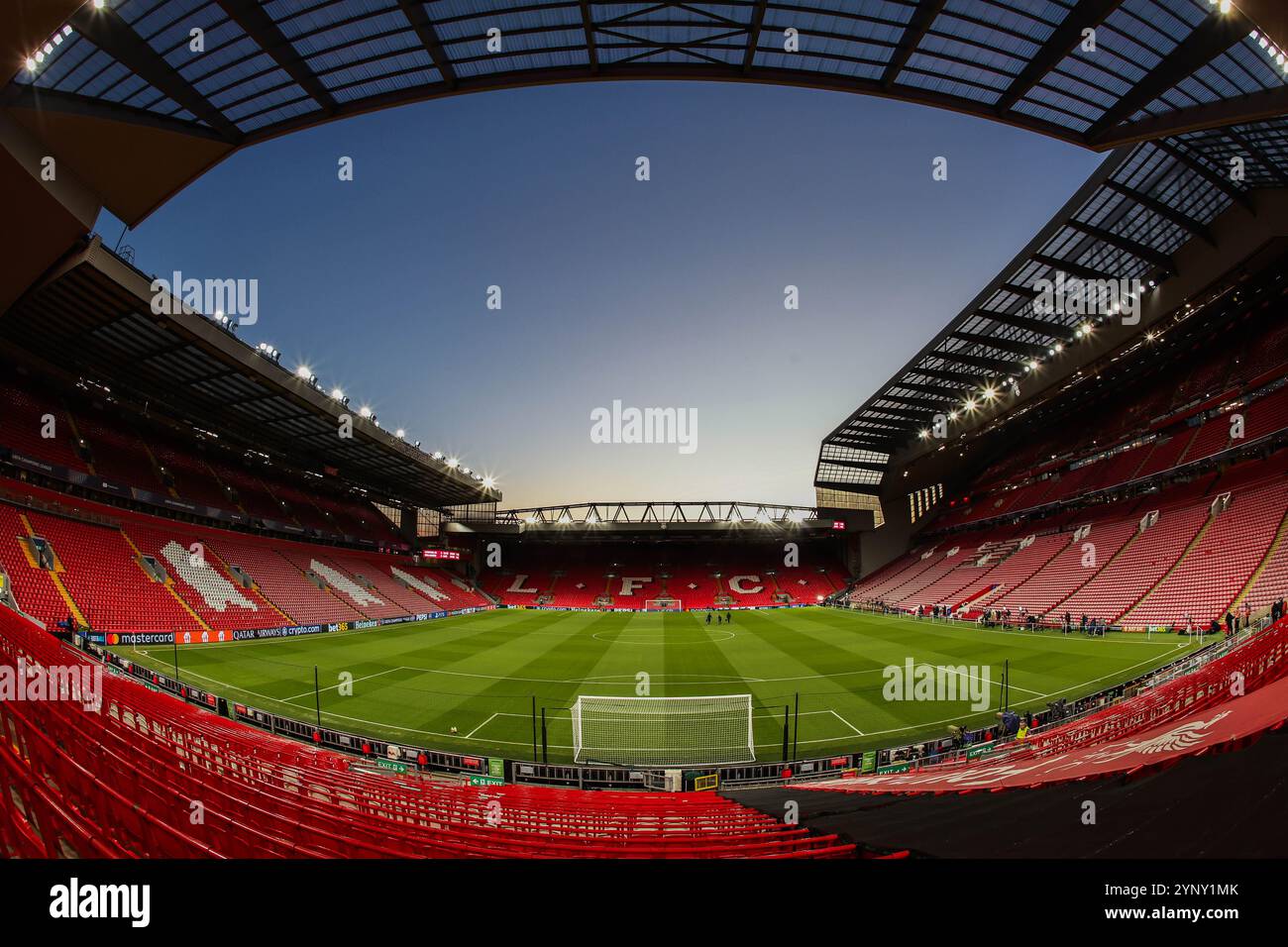 A general view of Anfield prior to the UEFA Champions League, League ...