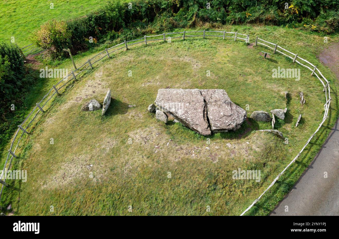 Arthurs Stone, Dorstone, Herefordshire, England. Prehistoric Neolithic ...