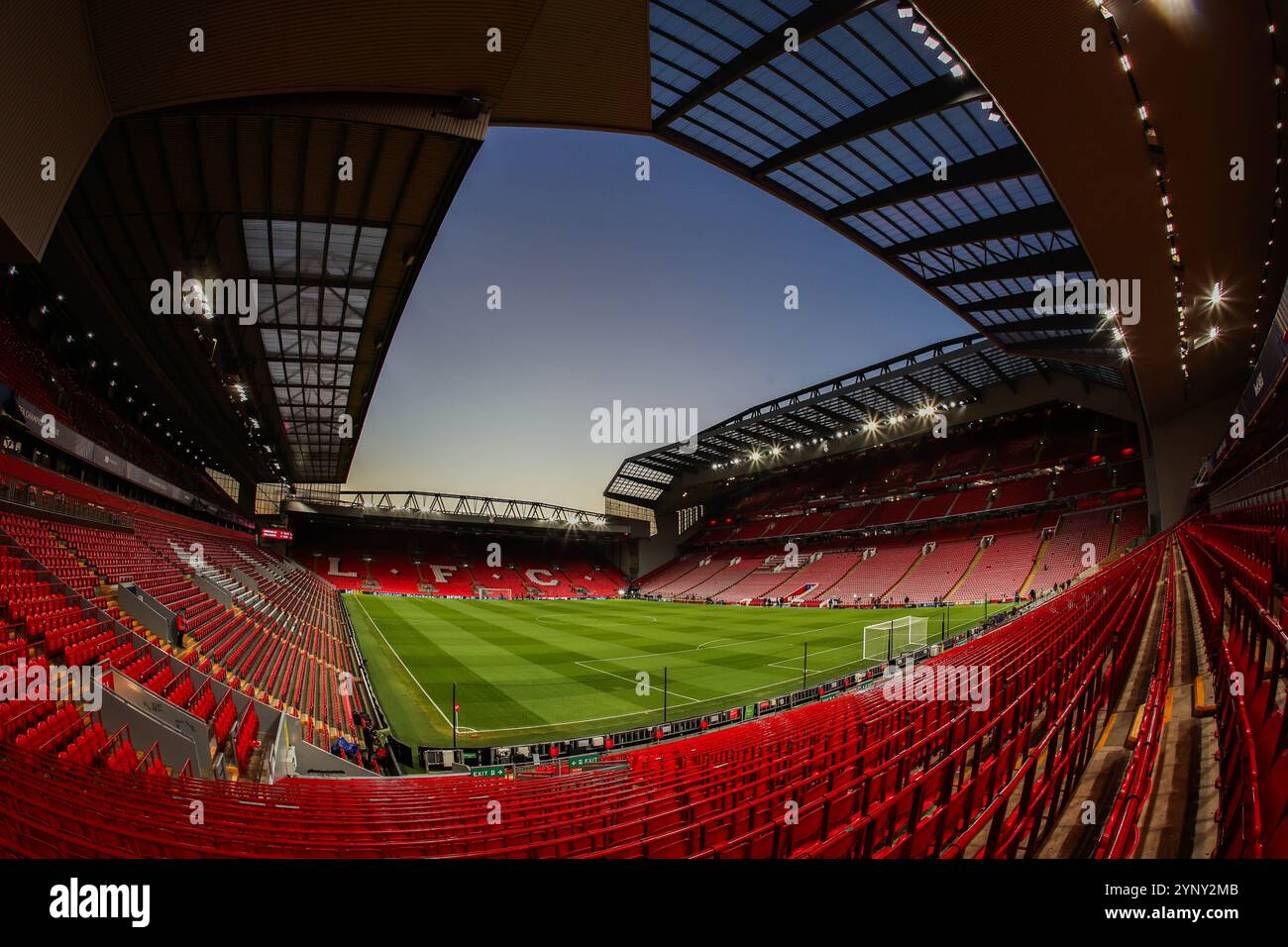 A general view of Anfield prior to the UEFA Champions League, League ...
