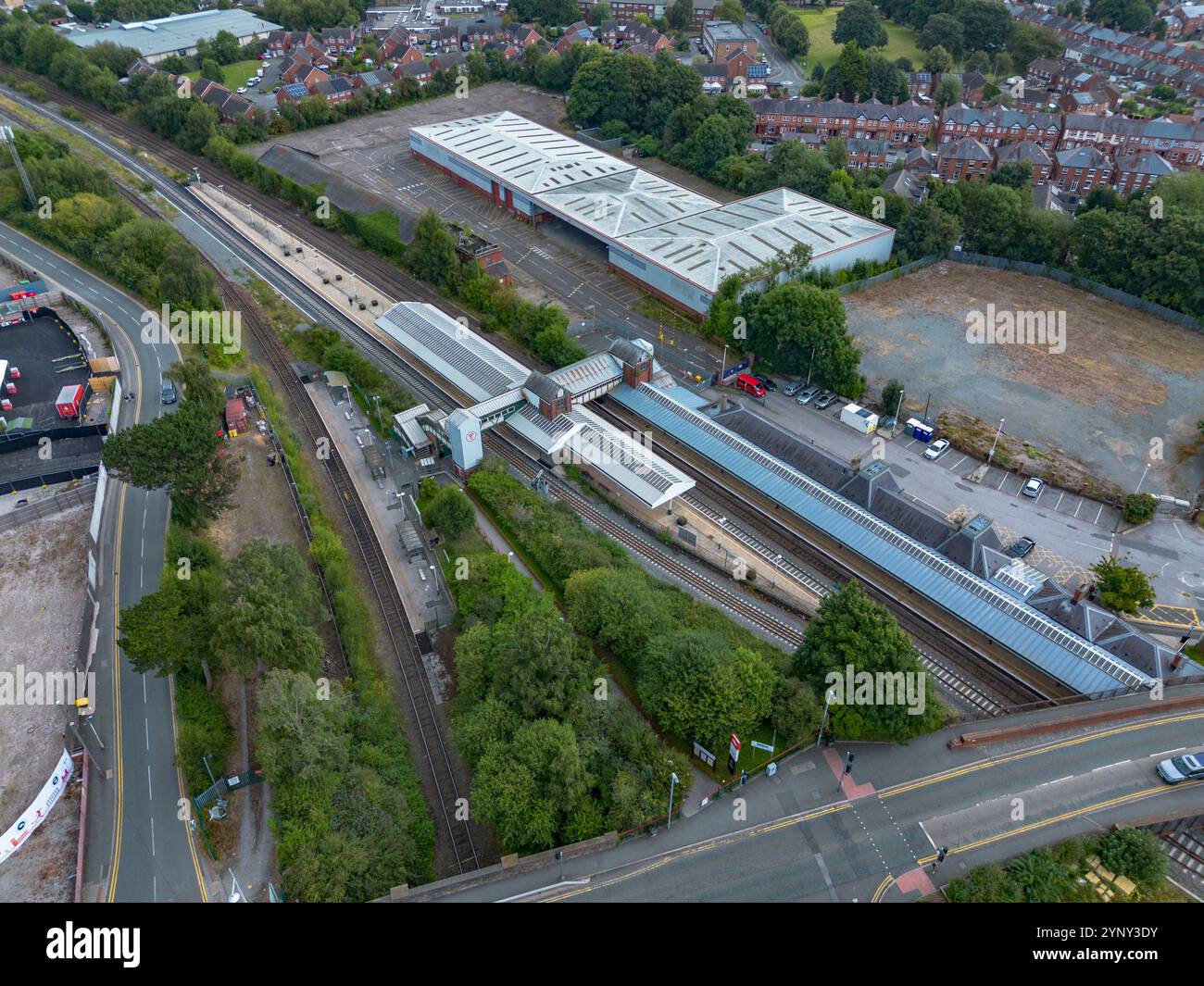 Wrexham aerial hi-res stock photography and images - Alamy