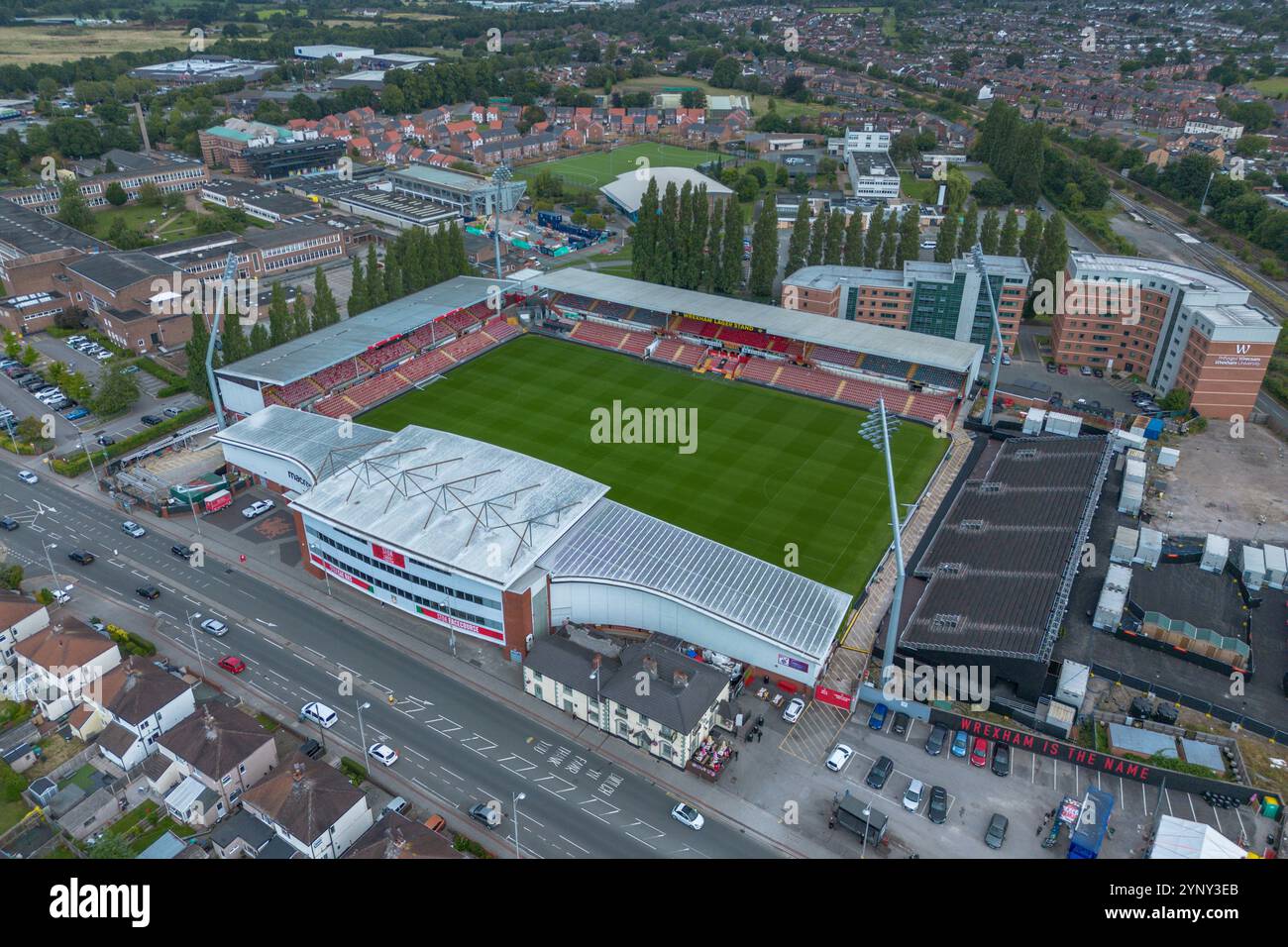 Wrexham racecourse stadium hi-res stock photography and images - Alamy