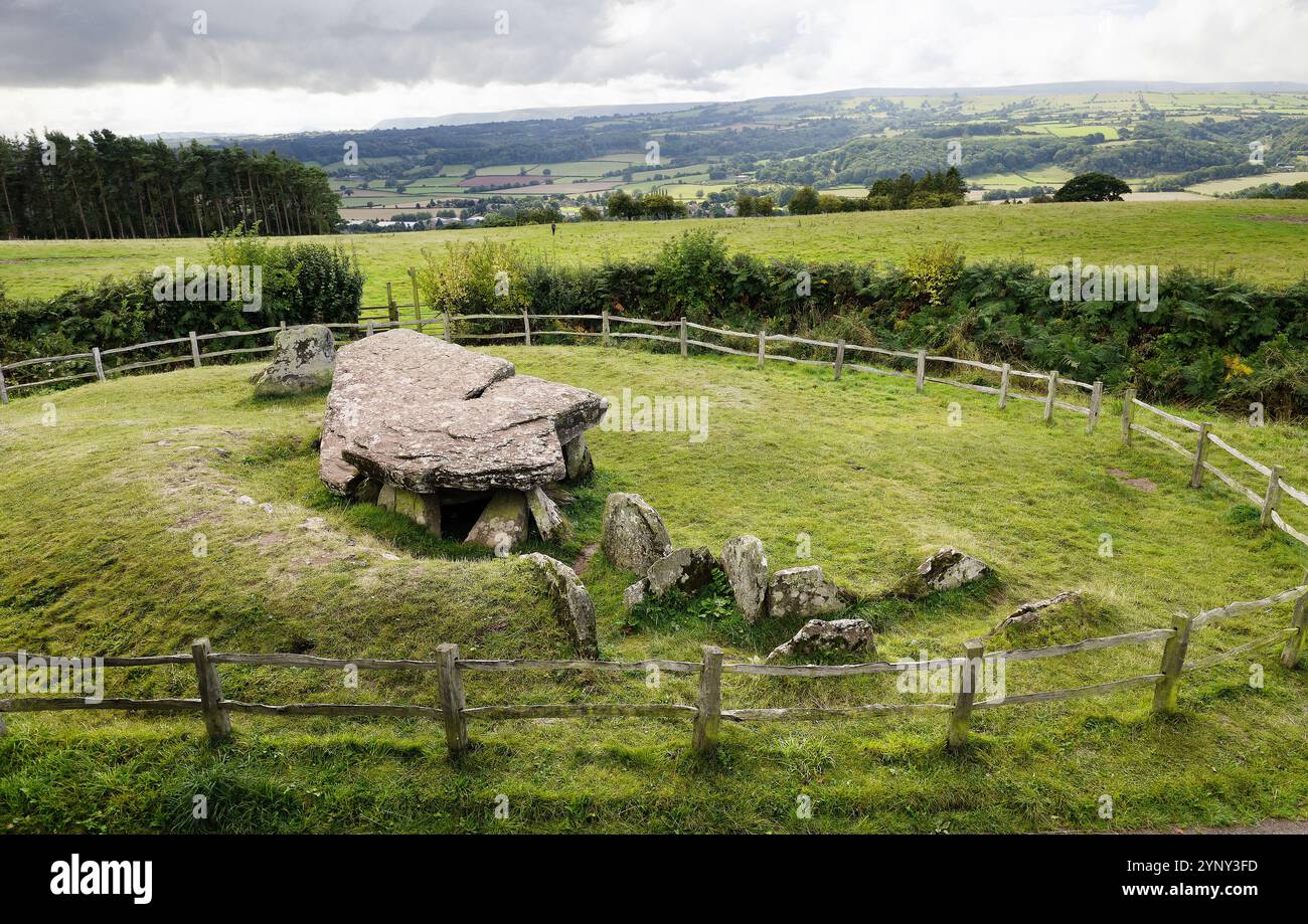 Arthurs Stone, Dorstone, Herefordshire, England. Prehistoric Neolithic ...