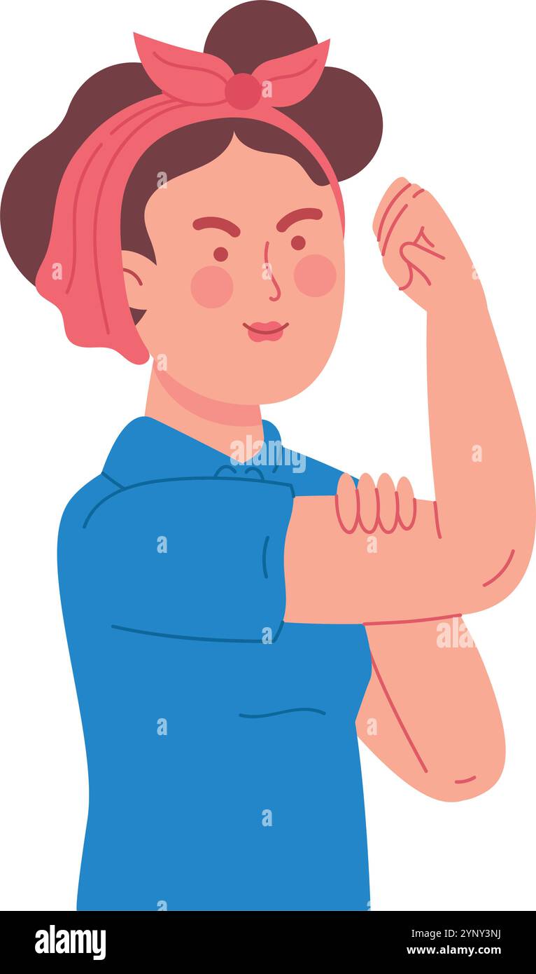 Strong women superhero Stock Vector Images - Alamy