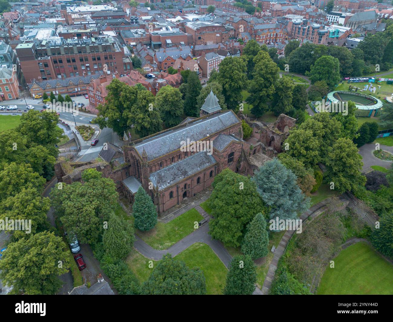 Aerial drone view st john hi-res stock photography and images - Alamy