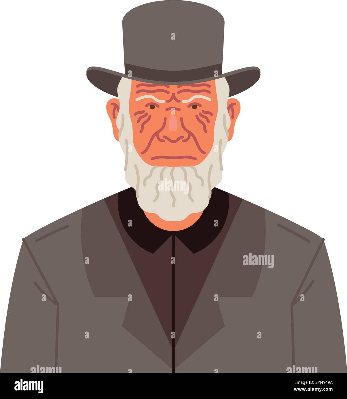 Amish character Stock Vector Images - Alamy