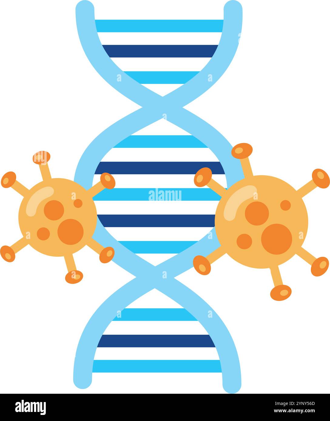virus viral cells and dna structure Stock Vector Image & Art - Alamy
