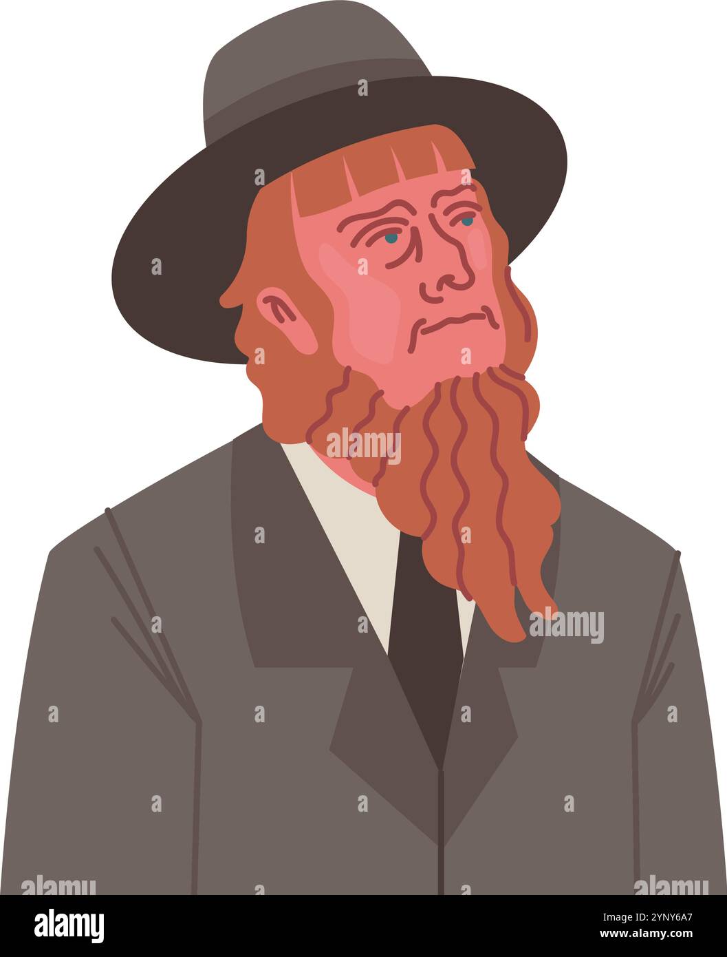 amish adult man Stock Vector Image & Art - Alamy