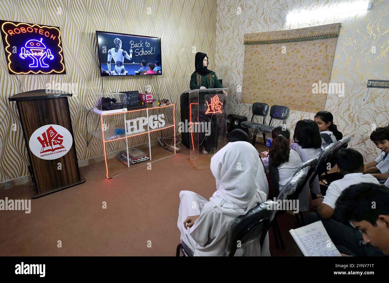 AI-powered robot teacher, named Anny, to assist grade five students in ...