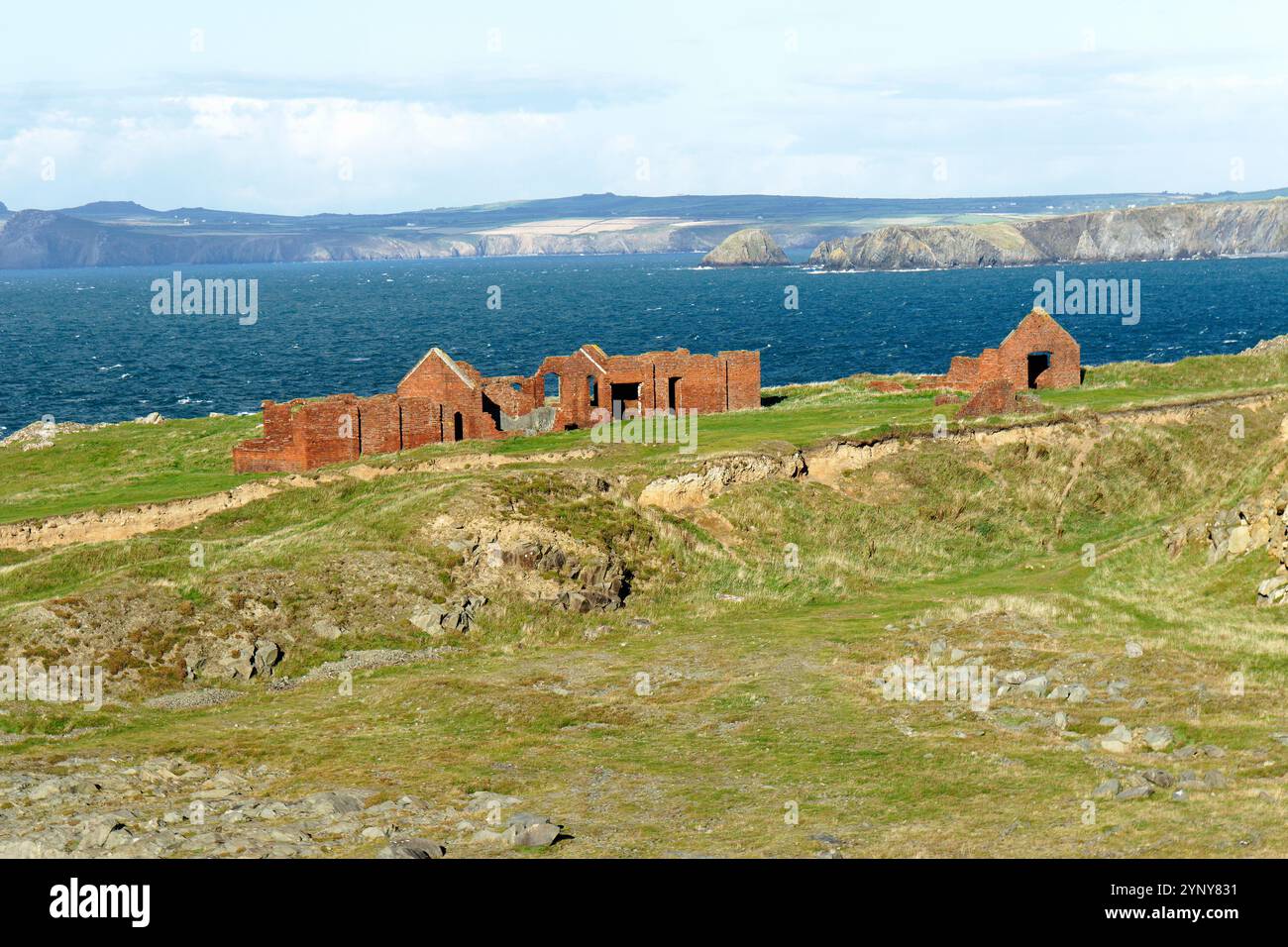 Old quarry buildings pembrokeshire coast hi-res stock photography and ...