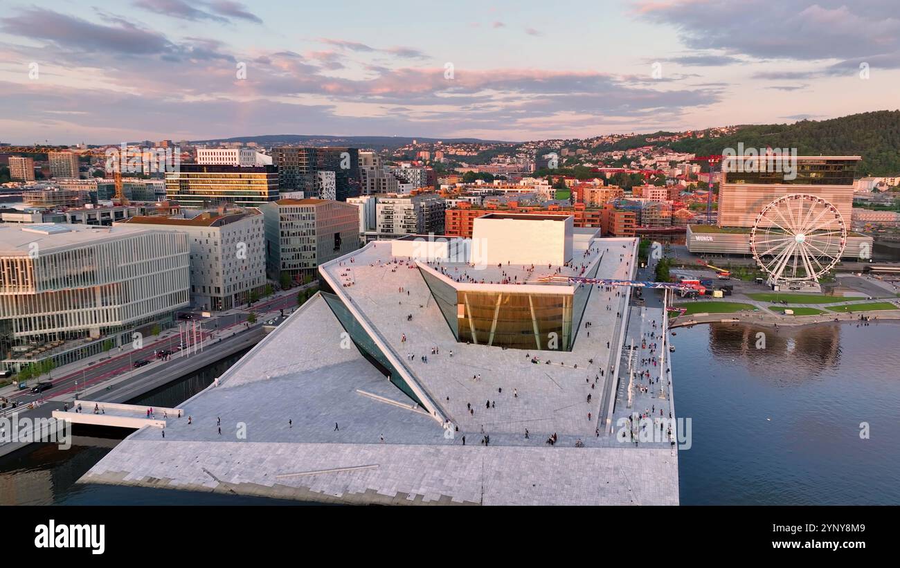 Behold this Stunning Aerial View Oslo, opera and Akershus Fortress ...